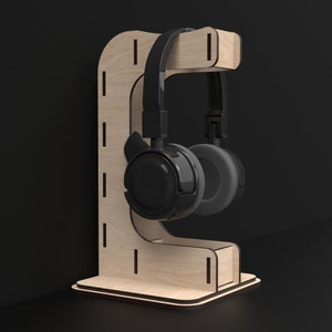 Headphone Stand Svg Laser Cutting Files - Headphone Holder - Headset ...