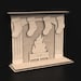 3D Christmas Fireplace Kit Laser Cut Files - Personalized Stockings ...