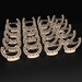 20 Horseshoe Wedding Table Numbers Svg Laser Cut Files - Table Number ...