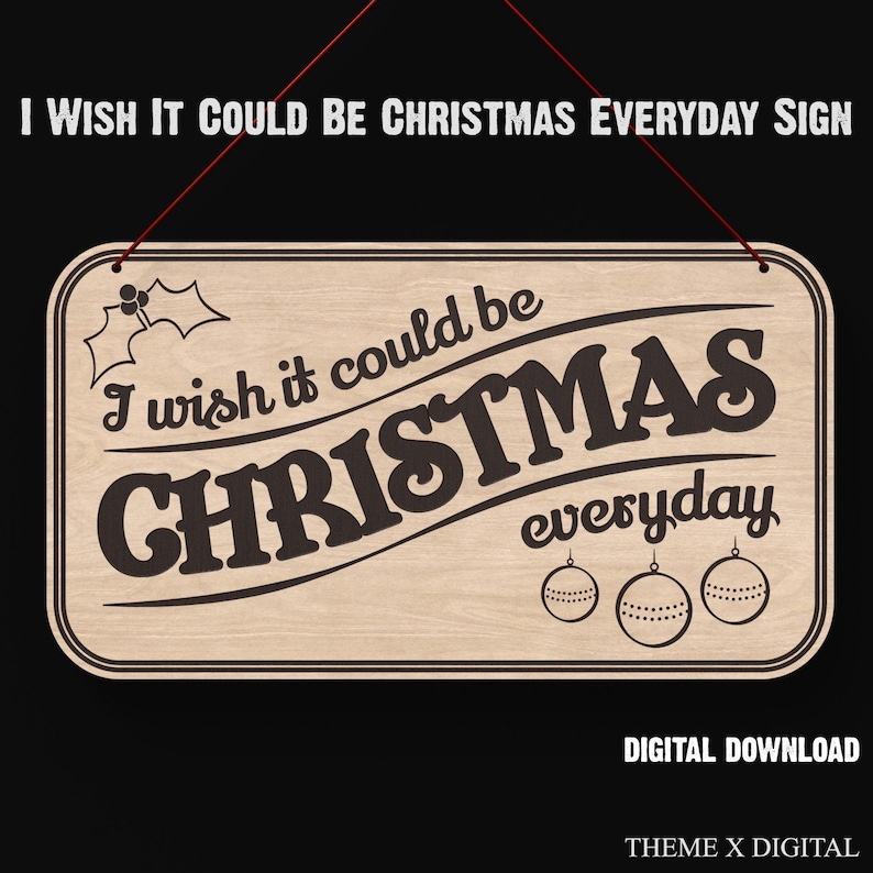 Christmas Sign SVG – Holiday Laser Cut Files (digital Download) - Etsy