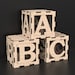 3D Alphabet Box A-Z Laser Cut Files, Alphabet Letter Box File, 3D Svg ...