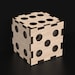 Wooden Dice Set SVG Laser Cutting Files - 6 Sizes, Perfect for Games ...