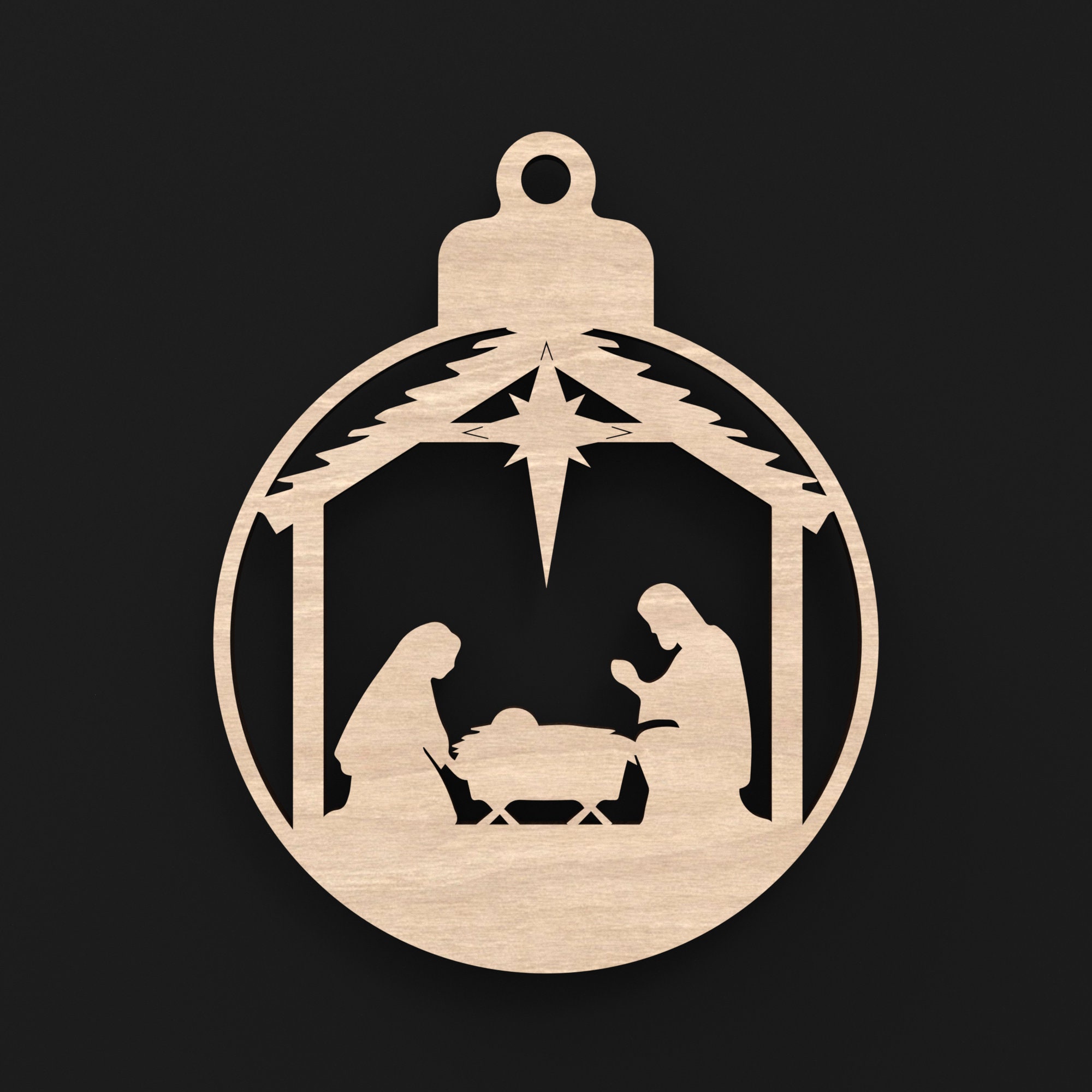 Nativity Svg Laser Cutting Files for Glowforge, Nativity Scene Svg ...