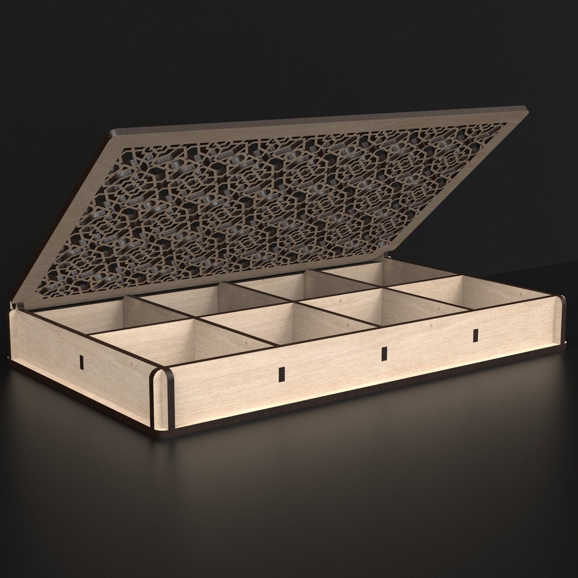 Stash Box Svg Laser Cutting Files, Dice Box Laser Cut Files, Memory Box ...