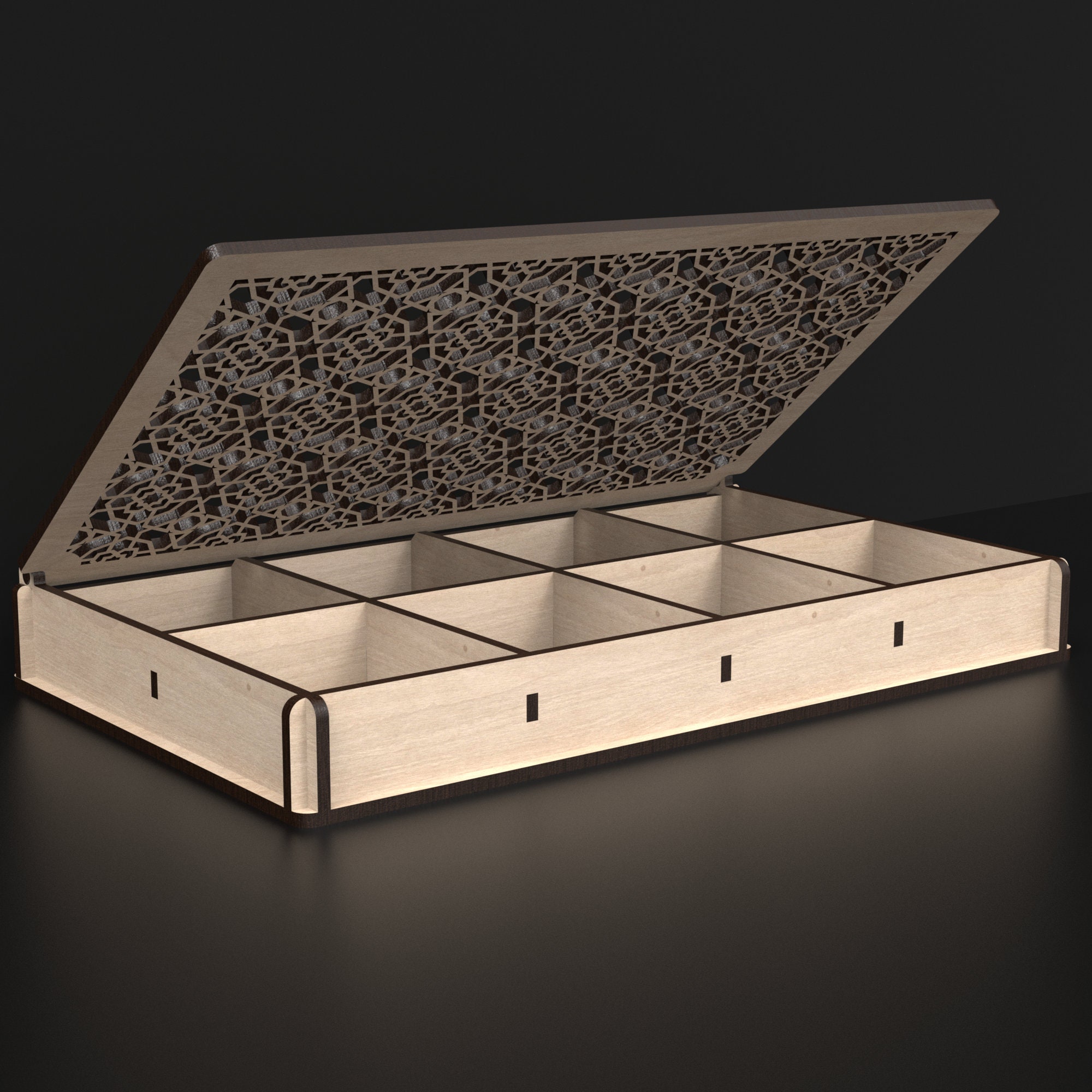 Stash Box Svg Laser Cutting Files Dice Box Laser Cut Files - Etsy