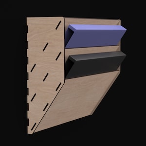 Wall Magazine Rack Desk Organizer SVG Laser Cut Files - Wall Shelf ...