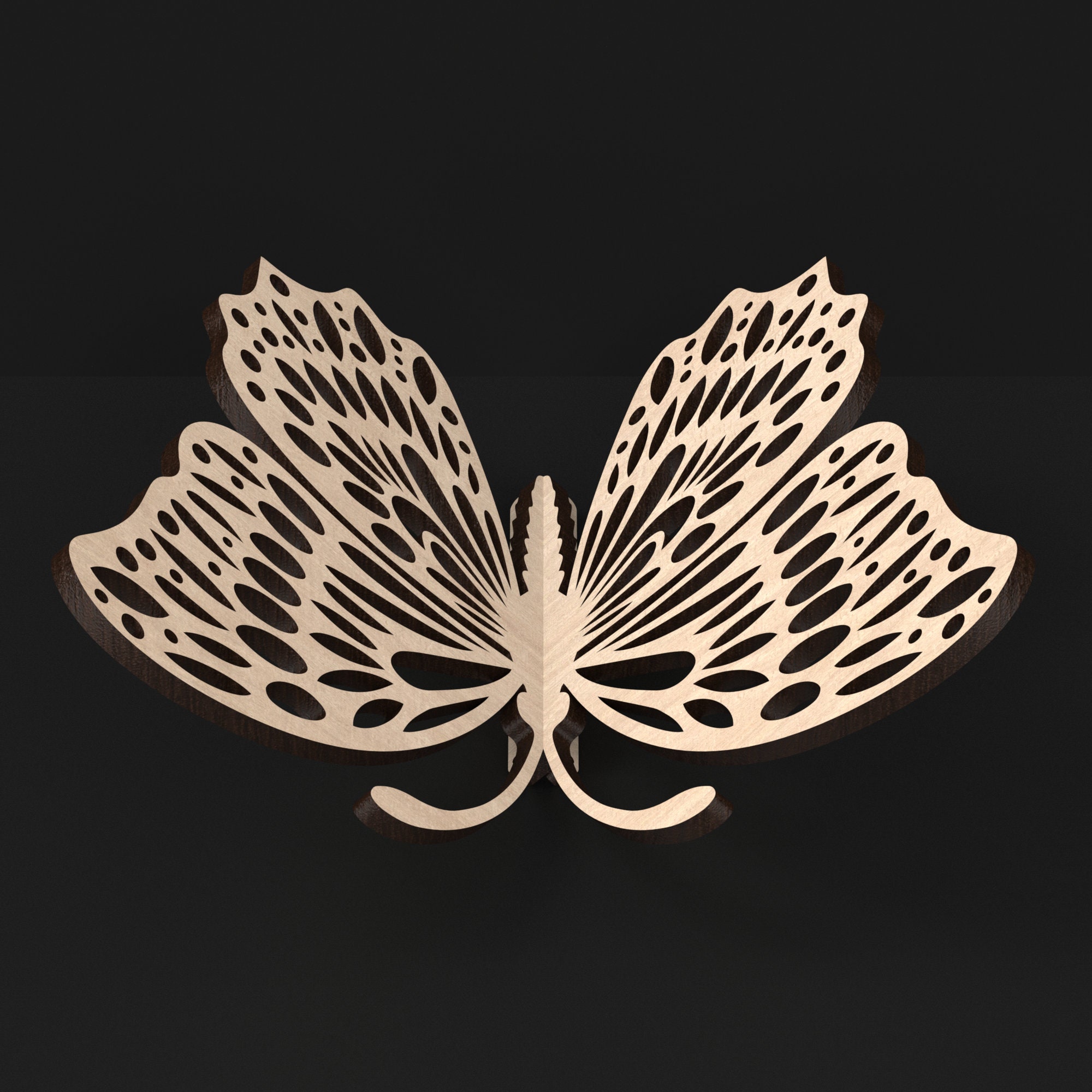 3D Butterfly Svg Laser Cutting Files Wooden Butterfly 3D Svg - Etsy ...