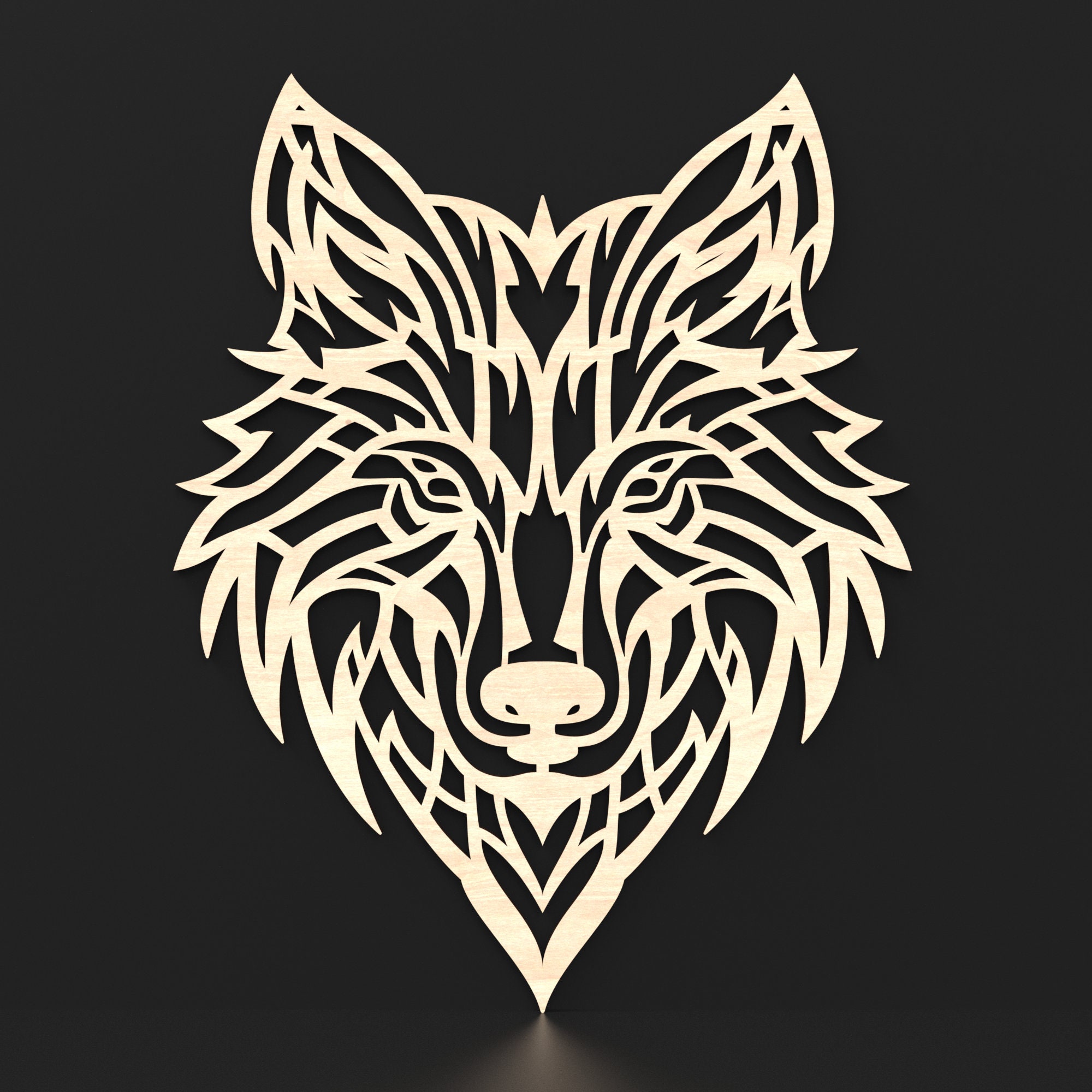 Wolf Svg Laser Cut Files for Glowforge Xtool Omtech - Etsy UK