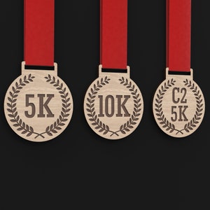 Running Medal Award Svg Laser Cutting Files, Wooden Trophy Running ...