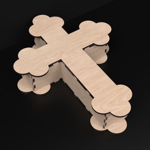 Cross Box Svg Laser Cut Files, Jesus Cross Box Svg Files for Laser ...