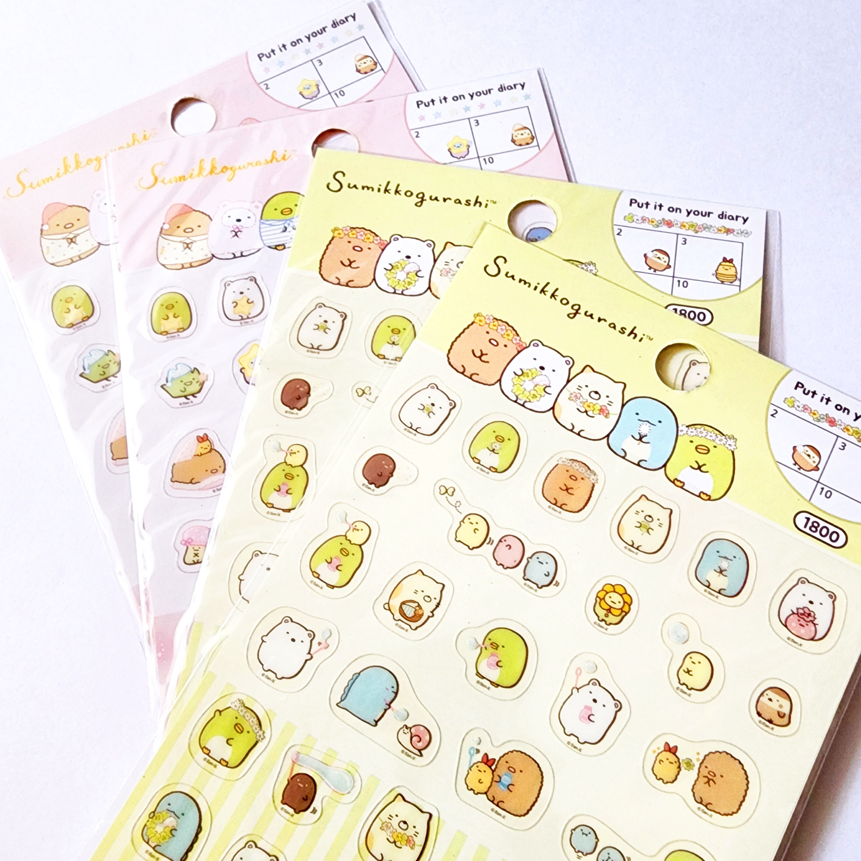 Sumikko Gurashi Stickers Sumikko Gurashi Journal Sticker Sheet