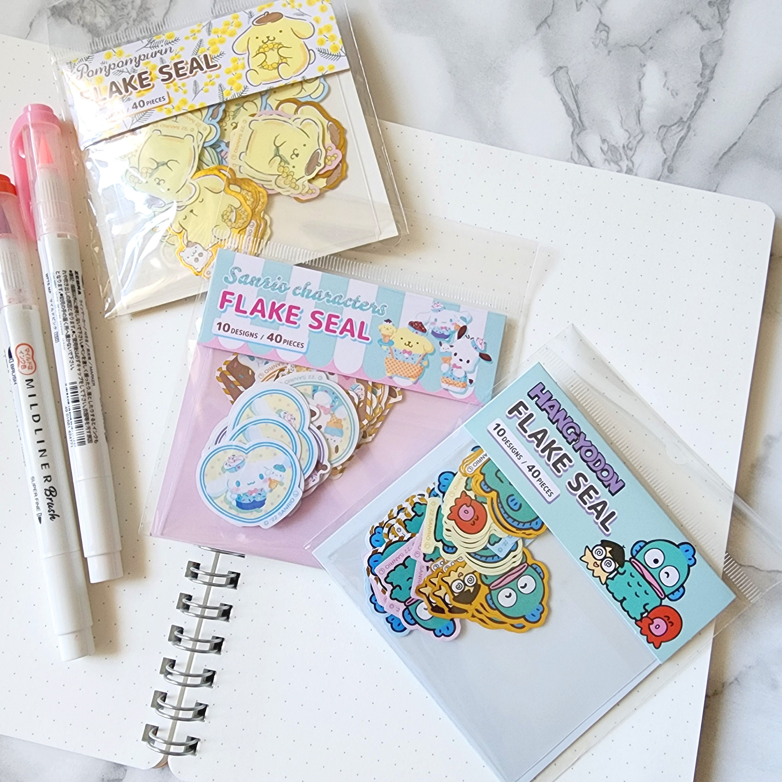 Kawaii Kuromi Flake Seal, Cute Stickers, Cute Sanrio Stickers 10 ...