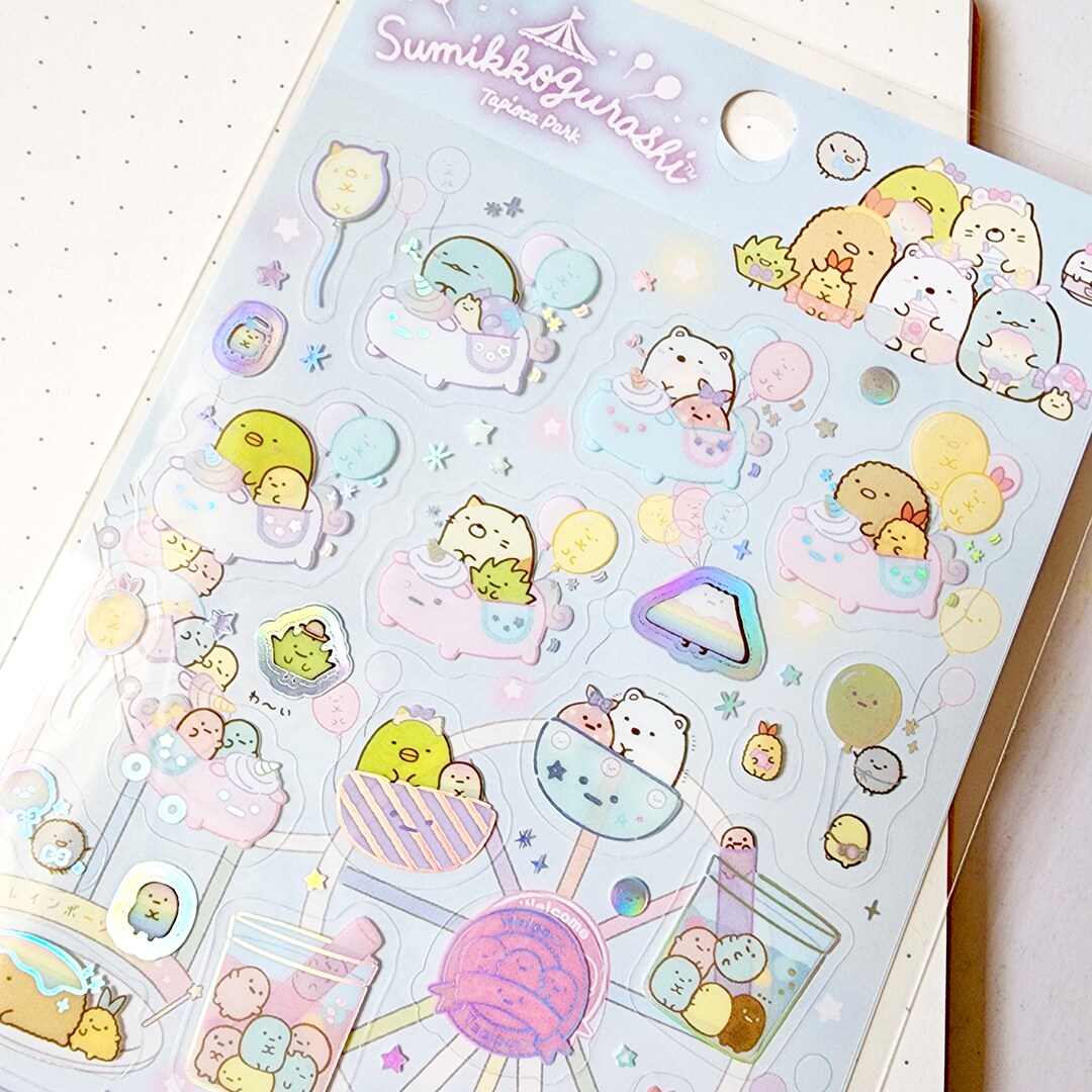 Sumikko Gurashi Transparent Stickers, Sumikko Gurashi Theme Park Ride ...