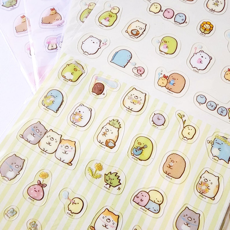 Sumikko Gurashi Stickers Sumikko Gurashi Journal Sticker Sheet