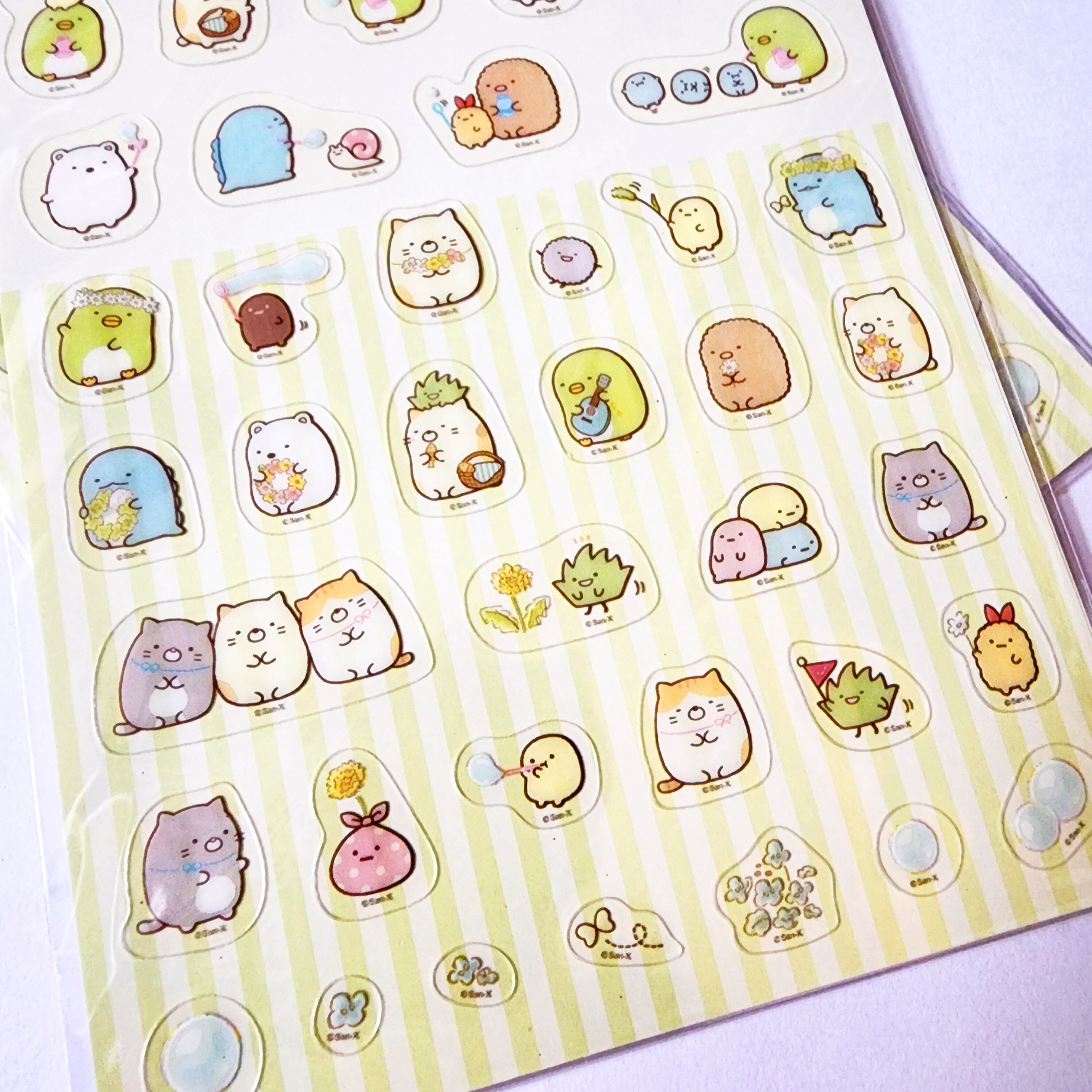 Sumikko Gurashi Stickers, Sumikko Gurashi Journal Sticker Sheet ...