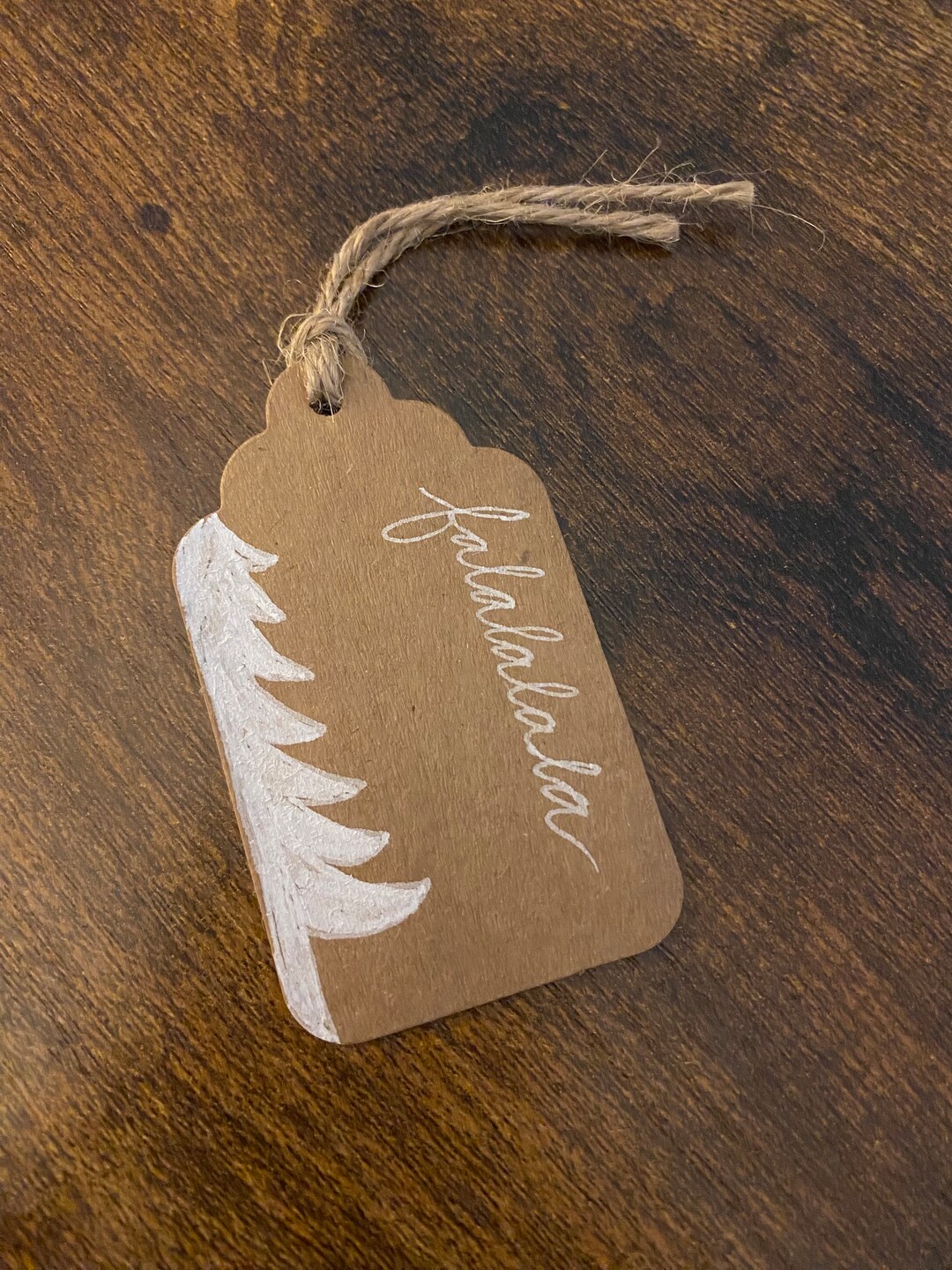 Falalalala, Christmas Gift Tag - Etsy