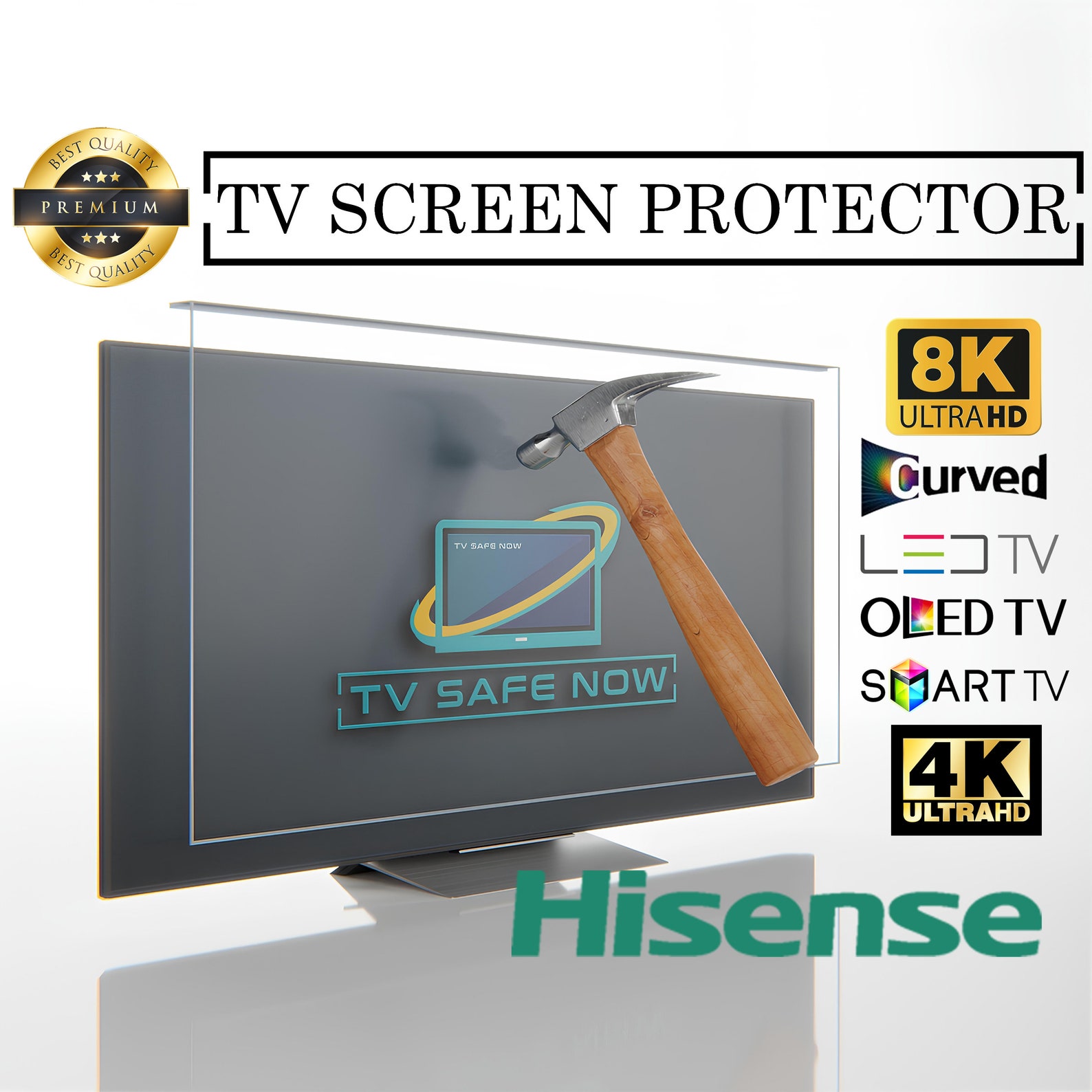 TV Screen Protector for Hisense Tvs, Special Dimensions for All Models ...