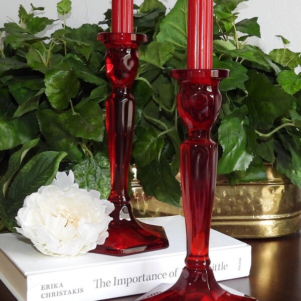 Christmas Red Vintage Glass Fenton - Etsy