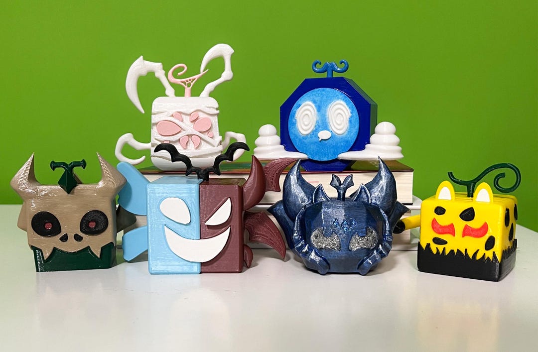 Roblox / Blox Fruits Figures Dragon, Leopard, Kitsune, Spirit, T-rex ...