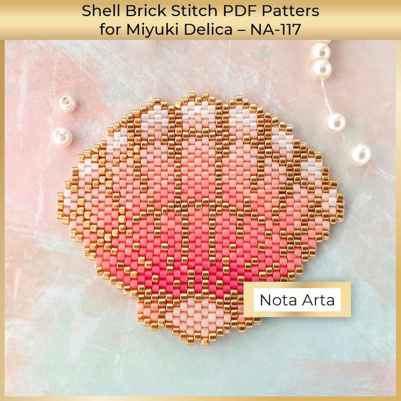 Shell Beaded Pattern - Etsy UK