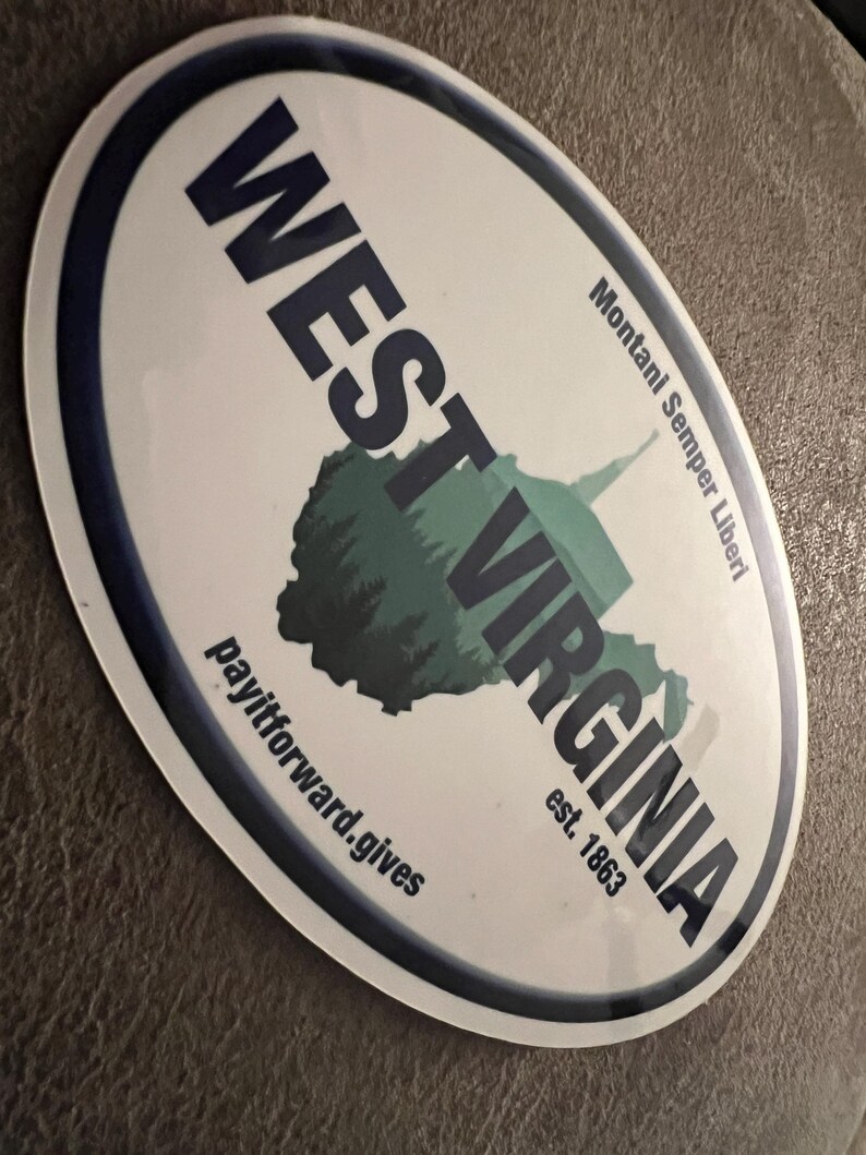 West Virginia Sticker - Etsy