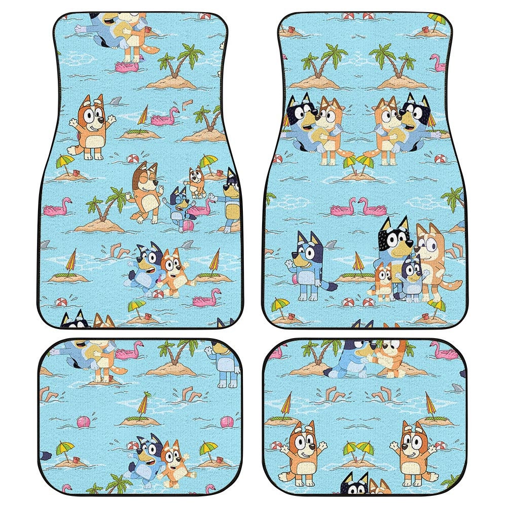 Bluey Hawaiian Pattern Car Seat Cover Full Set Bluey Hawaiian - Etsy