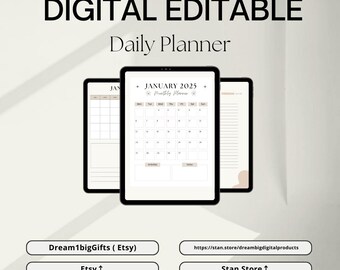 Time Management Planner | Daily, Weekly and Monthly Calendar | "for ...
