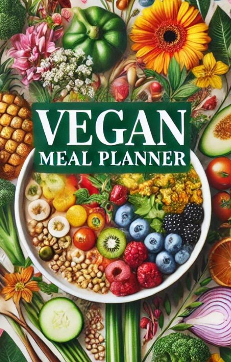 Vegan Meal Planner, Healthy Eating, Diet, Sport, Food Guide, PDF, Ebook ...