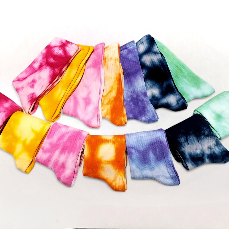 Tie Dye Socks - Etsy