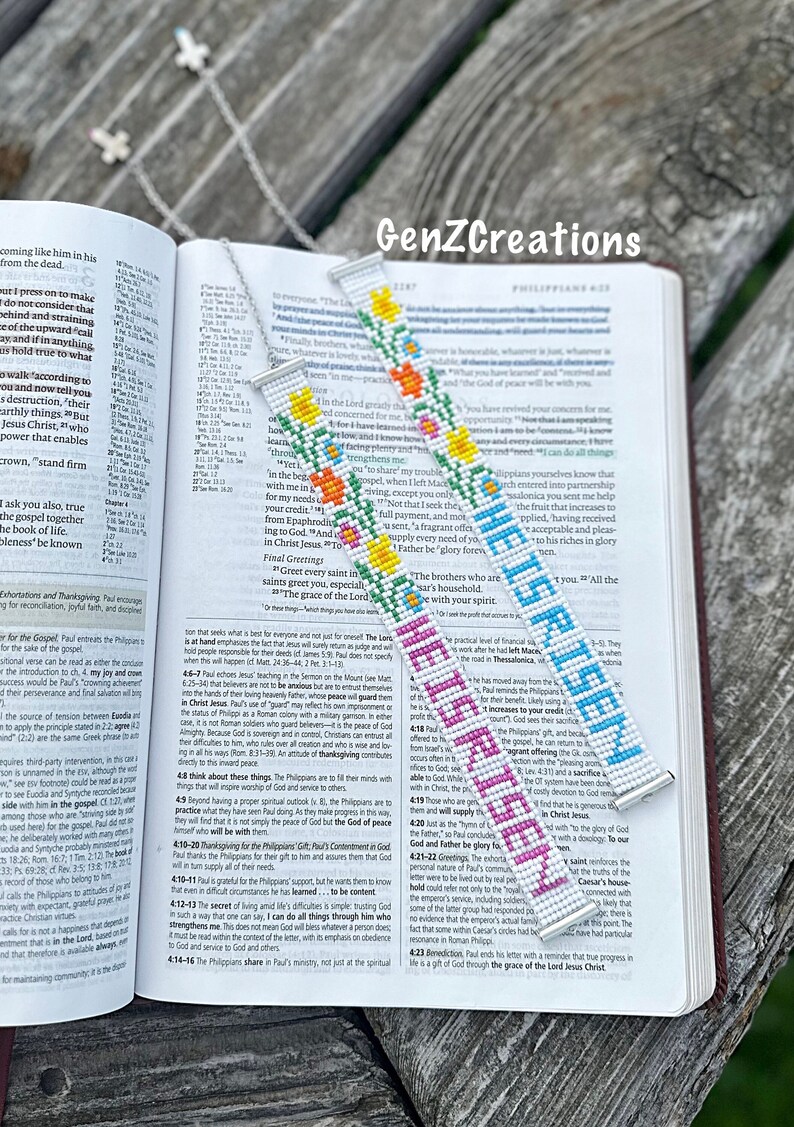 He is Risen Bookmark - Etsy