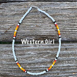 Western Beaded Necklaces - Etsy