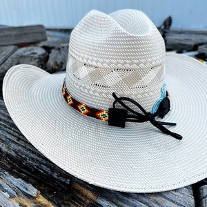 Beaded Hat Band - Etsy