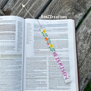 He is Risen Bookmark - Etsy