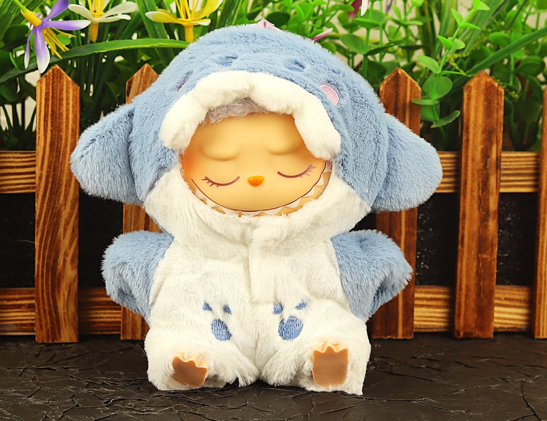 Labubu Little Shark Fluffy Clothes for Labubu Fluffy Outfit Doll ...