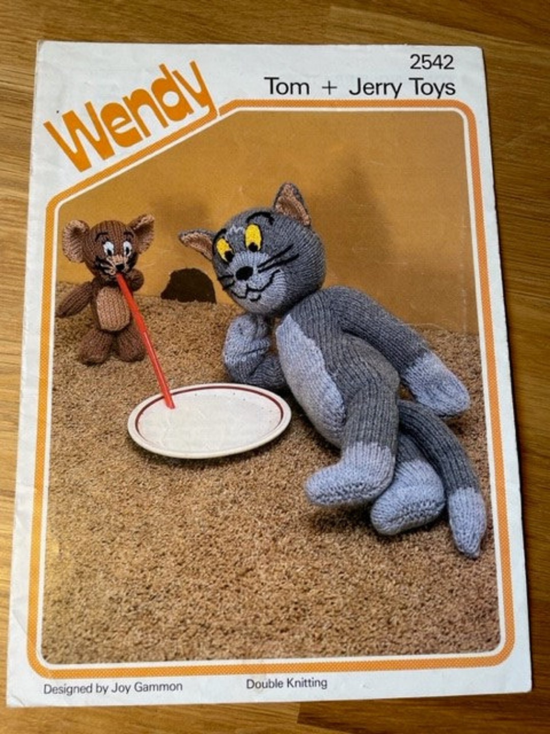 Tom & Jerry Knitting Pattern by Joy Gammon PDF DOWNLOAD ONLY - Etsy
