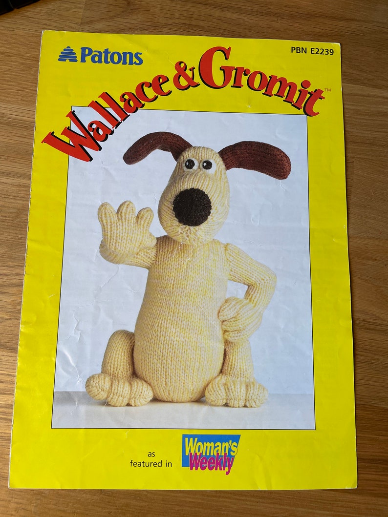 Wallace & Gromit Vintage Knitting Patterns de Alan Dart - Etsy México