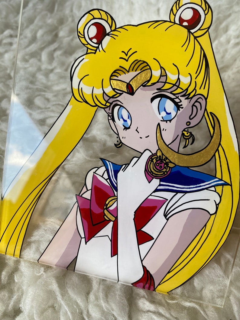 Sailor Moon Glass Painting - Etsy