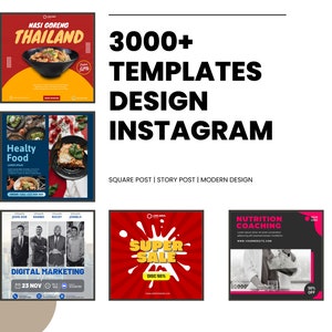 Instaspark: Inspiring Instagram Templates for Captivating Visuals - Etsy