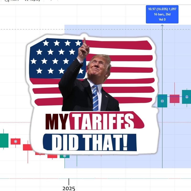 My Tariff Did That Sticker - Etsy