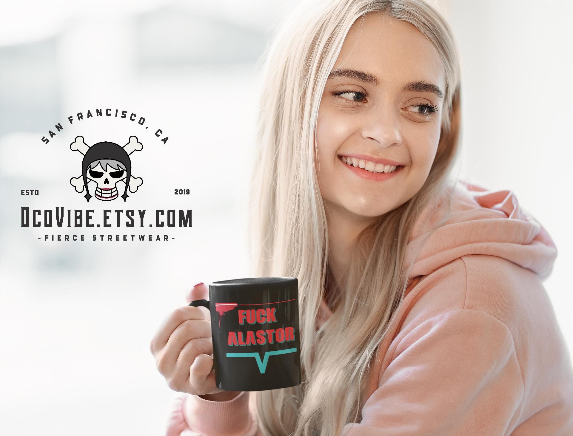 Vox Fuck Alastor Mug Fan Art Vox's Mug Alastor Fanart Tea Cup TV Demon ...