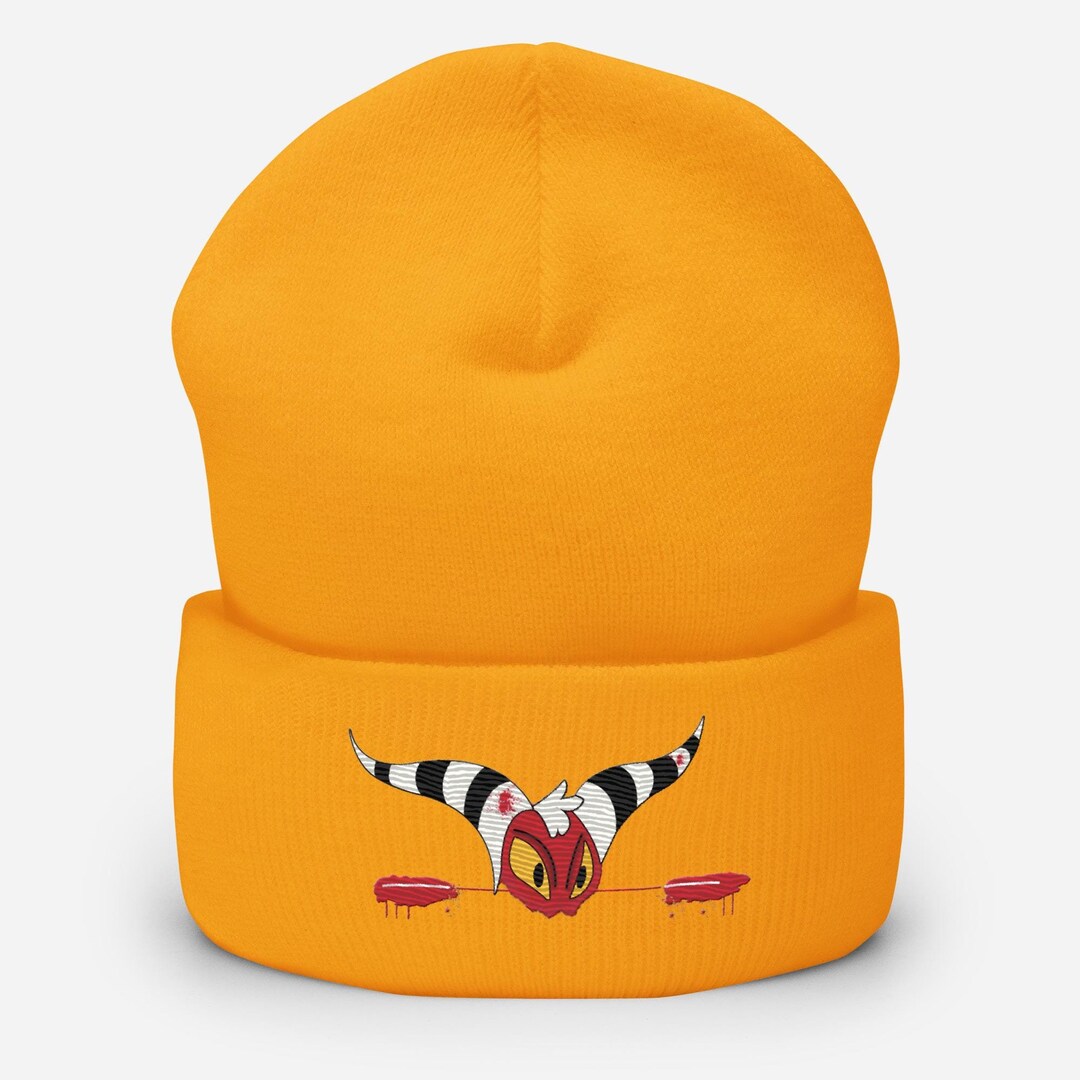 Hazbin Hotel Blitzo Beanie, Hazbin Hotel, Demon Beanie, Design From ...
