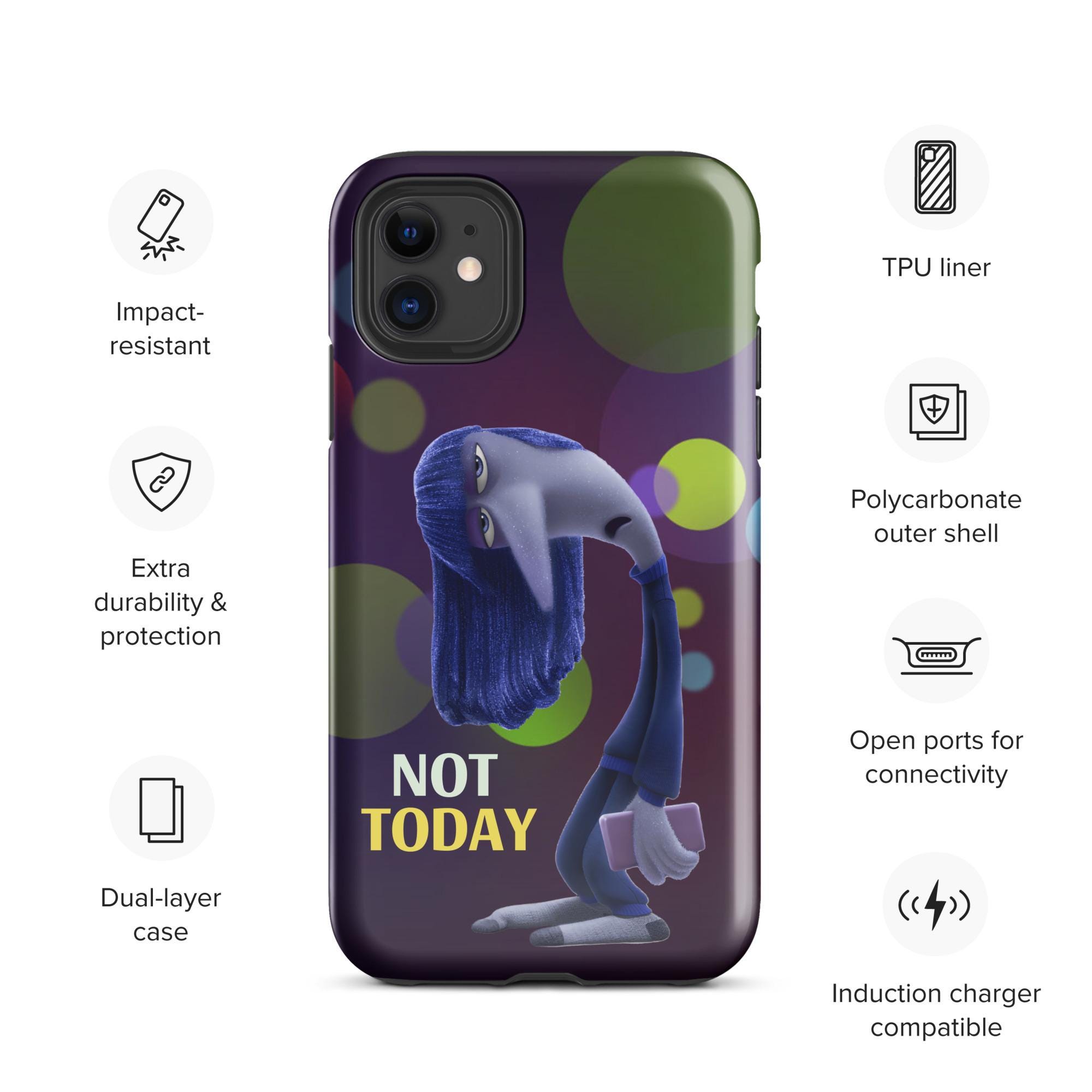New Ennui Design not Today, Inside Out 2 Case for Iphone® 15 Pro Max ...