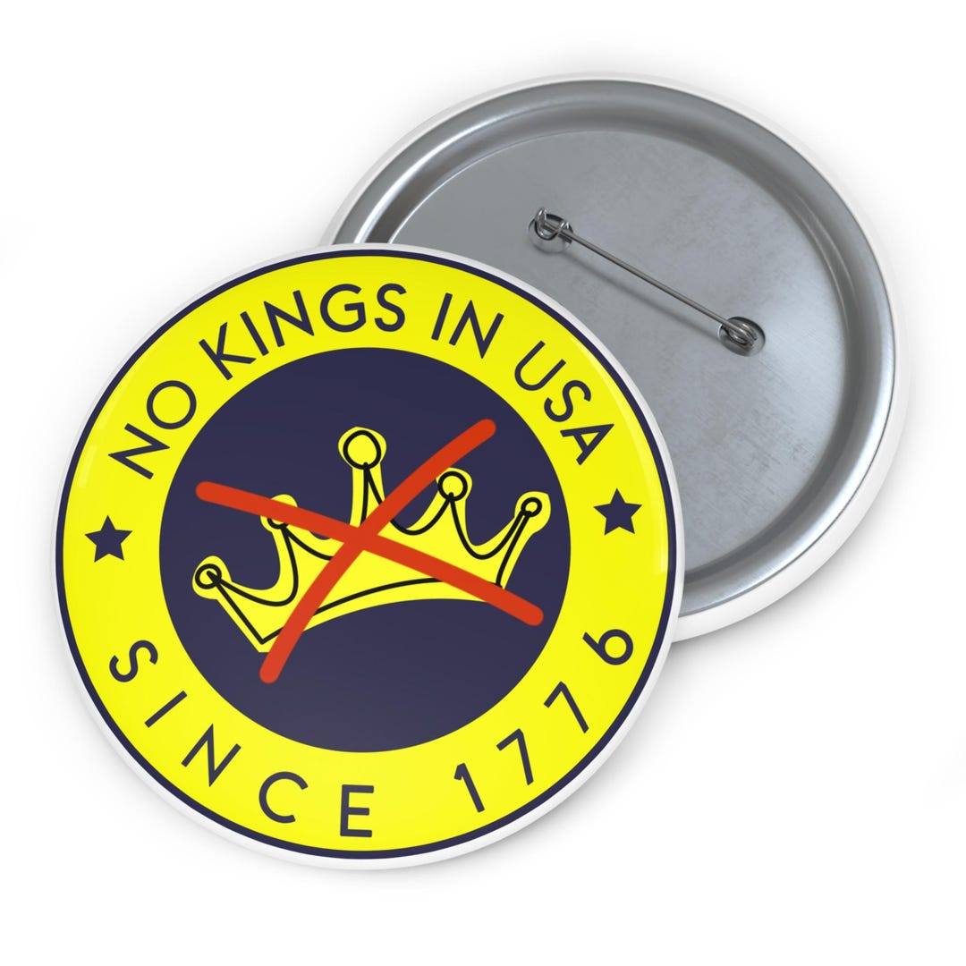 No Kings USA Pin Button | Foxtrot Delta Tango FDT 8647 - Etsy