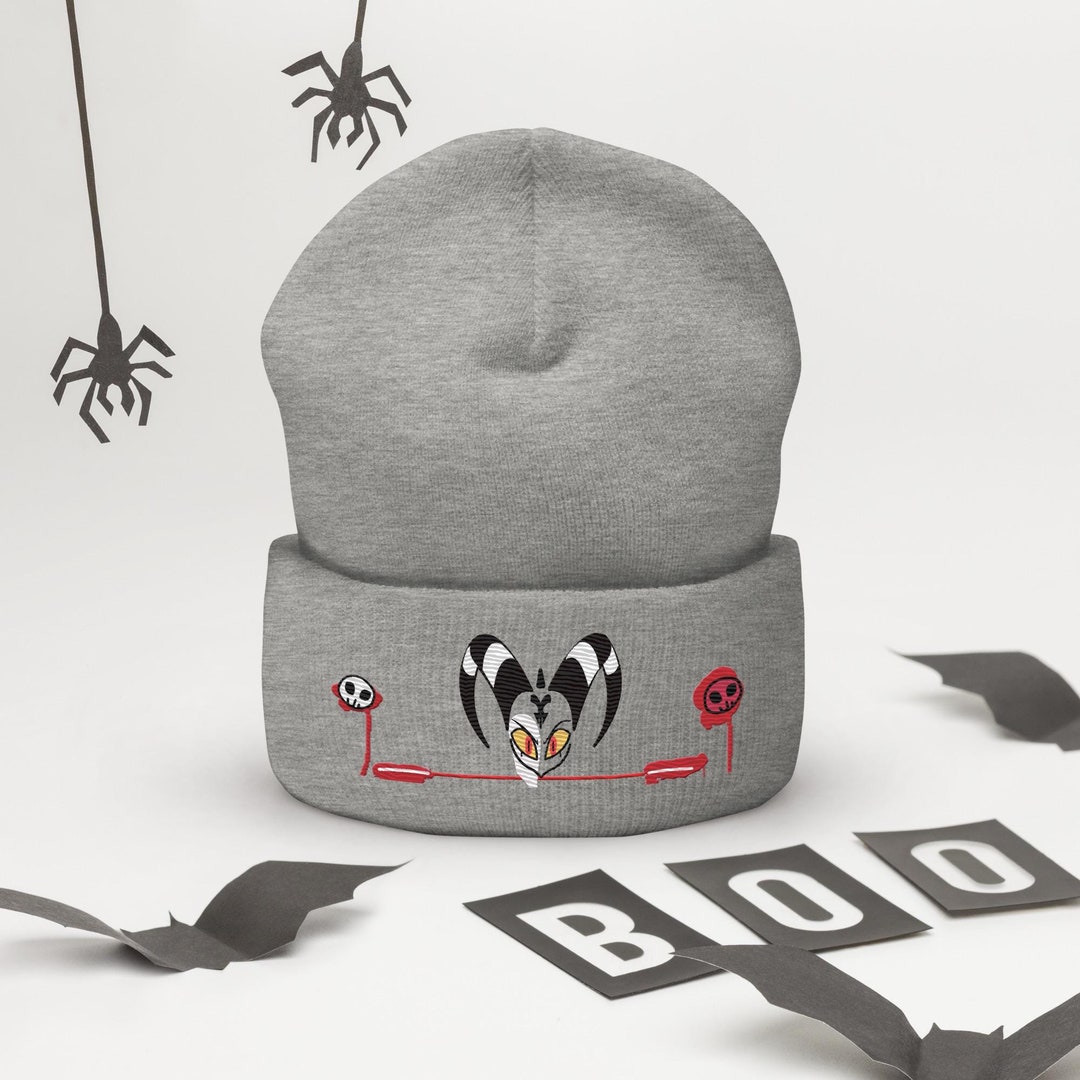Helluva Boss Beanie, Hazbin Hotel Beanie, Helluva Boss Inspired Design ...