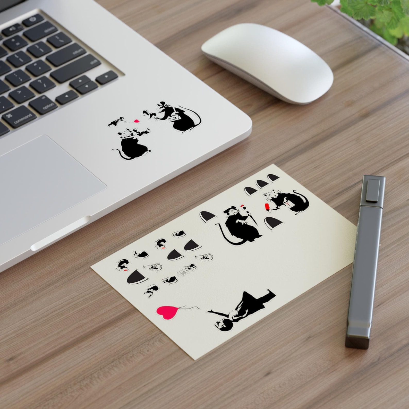 Graffiti Sticker Pack for the Urban Artist: Banksy Rats and Balloon ...