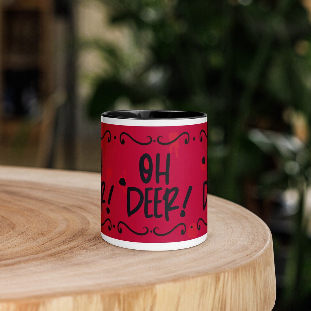 OH DEER Alastor's Coffee Mug Hazbin Hotel Tea Cup Radio Demon Alastor ...
