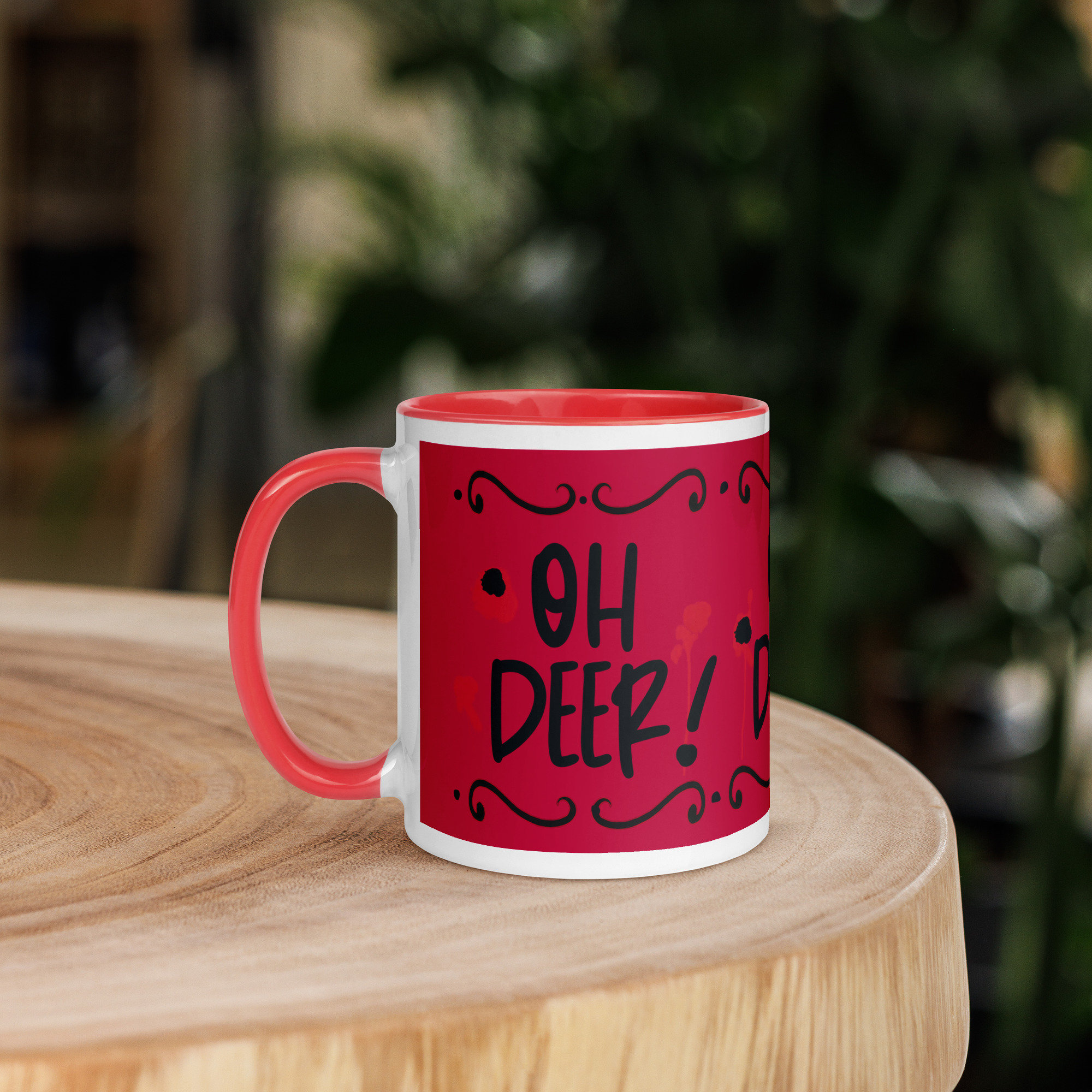 OH DEER Alastor's Coffee Mug Hazbin Hotel Tea Cup Radio Demon Alastor ...