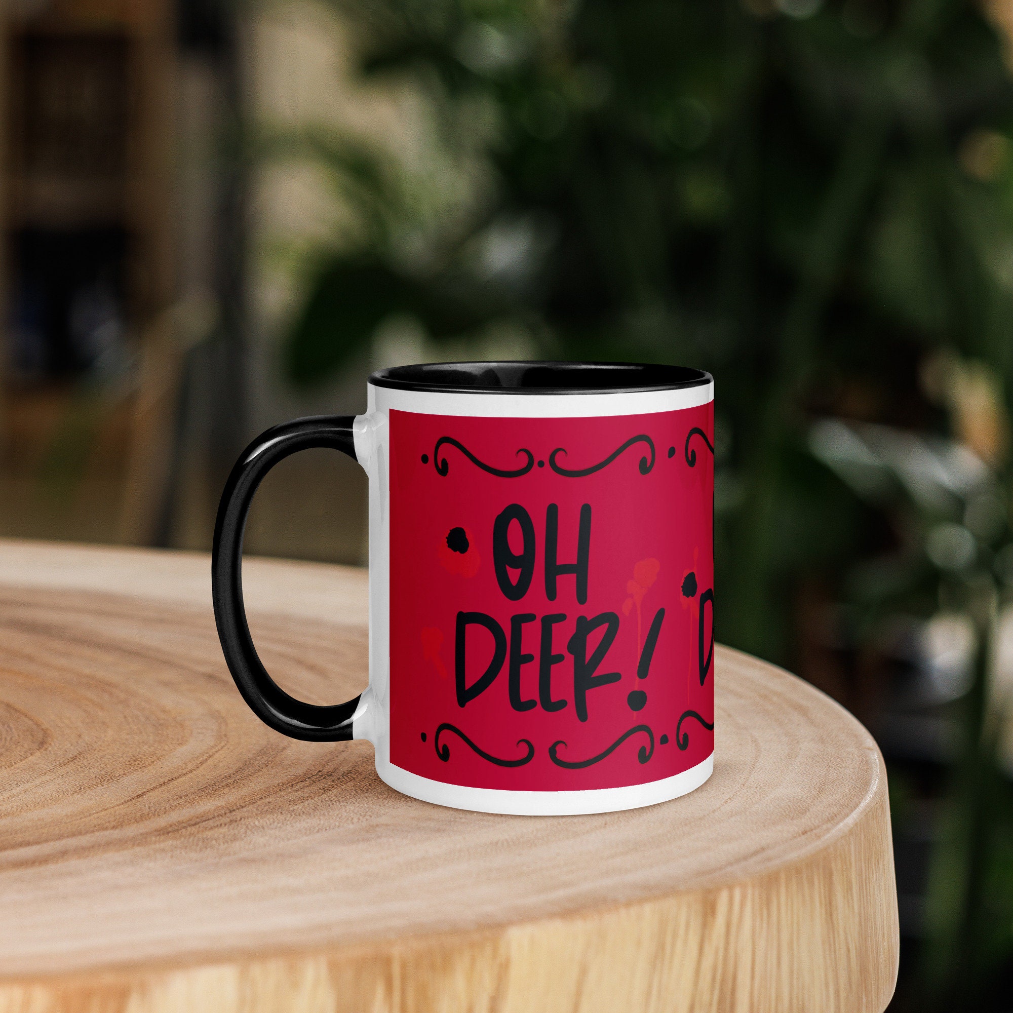 OH DEER Alastor's Coffee Mug Hazbin Hotel Tea Cup Radio Demon Alastor ...