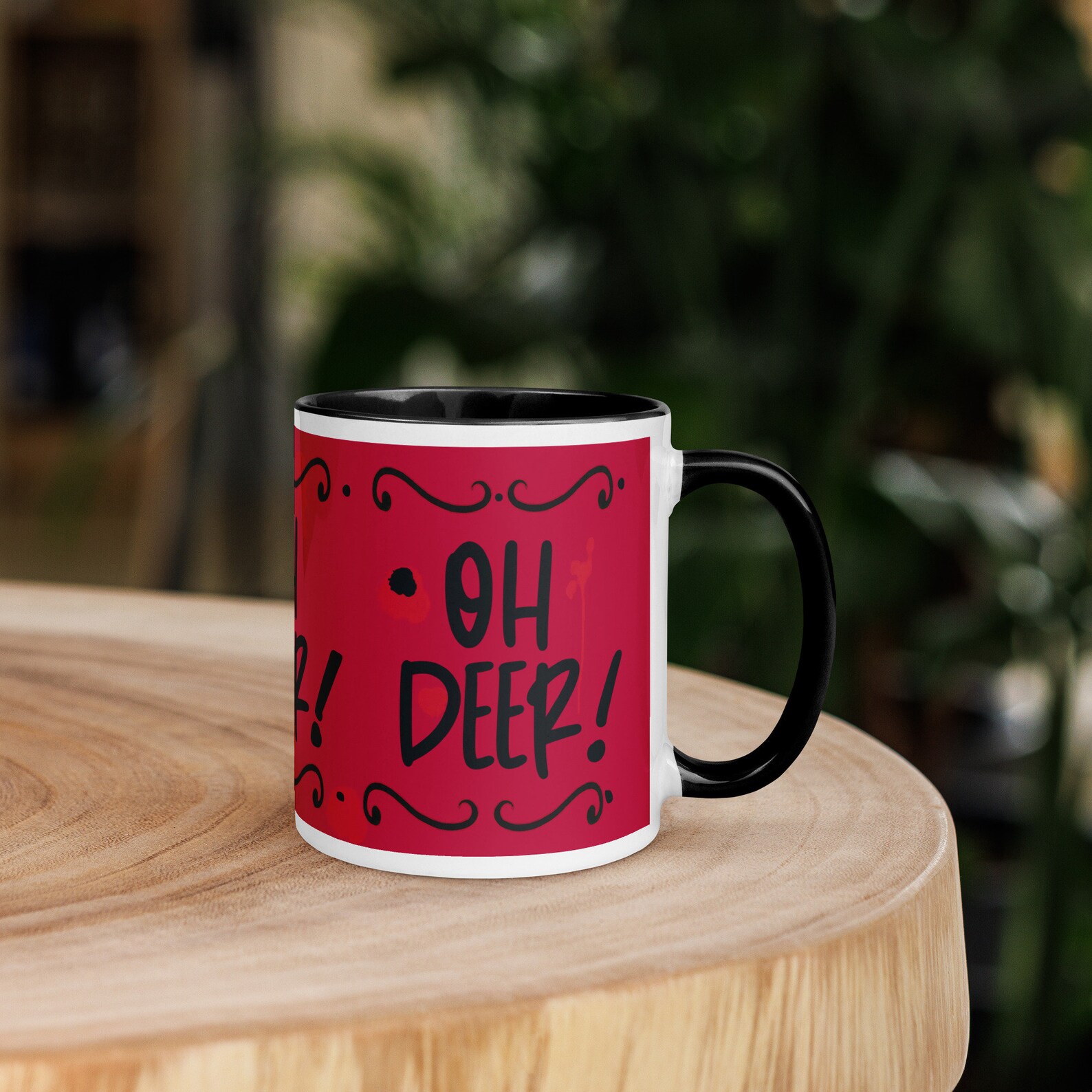 OH DEER Alastor's Coffee Mug Hazbin Hotel Tea Cup Radio Demon Alastor ...