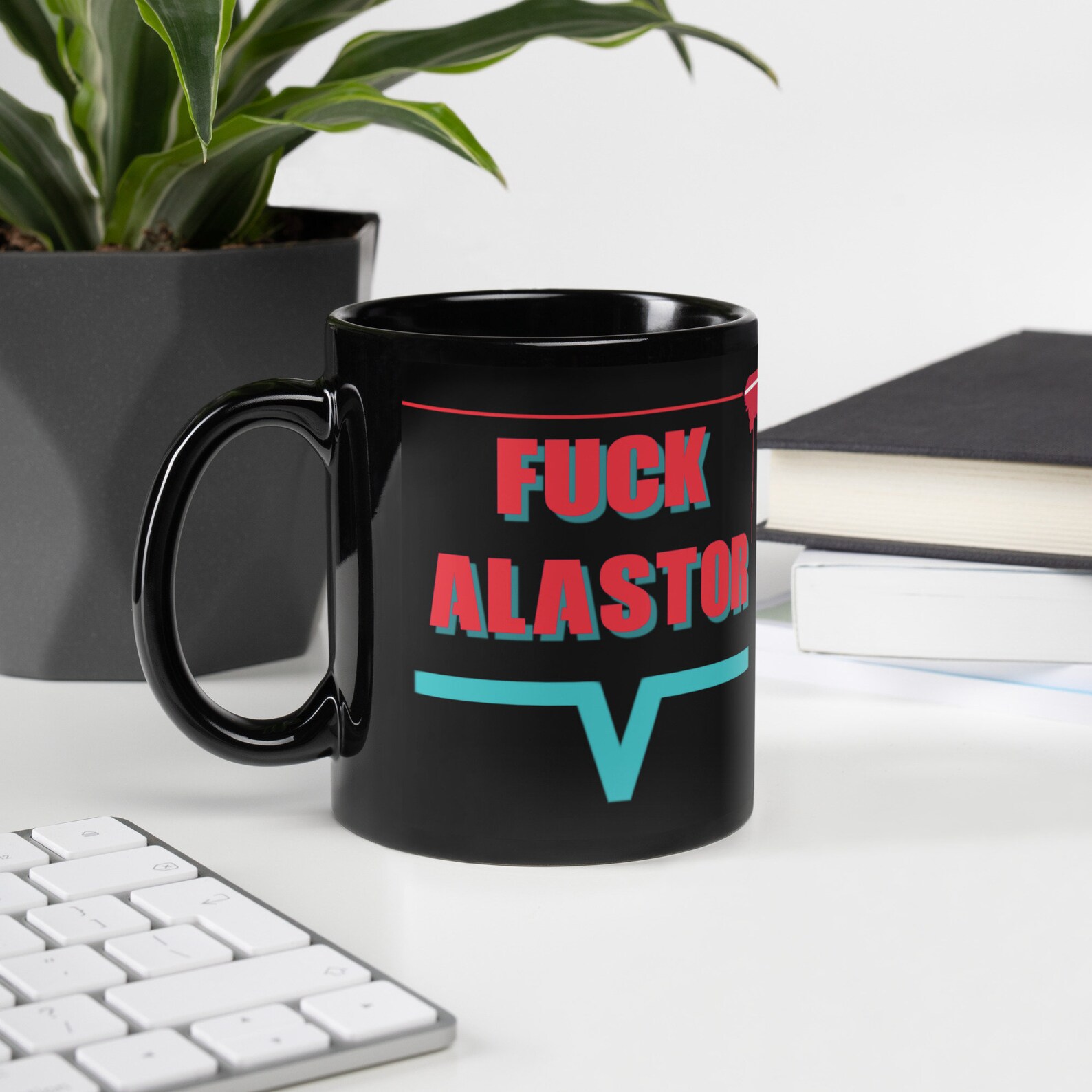 Vox Fuck Alastor Mug Fan Art Vox's Mug Alastor Fanart Tea Cup TV Demon ...